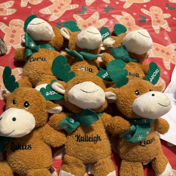 Personalized Christmas Plush, Christmas Stocking Stuffer, Kid Gifts ...