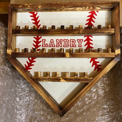 Baseball Homeplate 28 Ring Display Case Holder - Etsy