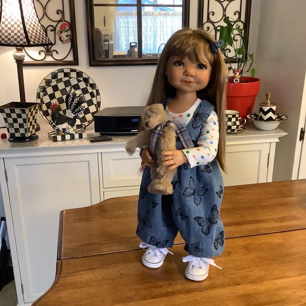 Ruby Red Doll Clothes, Denim Jumpsuit for Ruby Red Dolls. - Etsy
