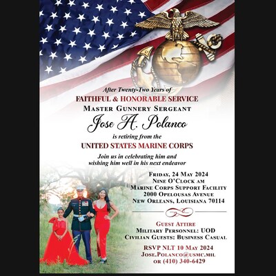 ALL BRANCHES Custom Military Retirement Invitation - Etsy