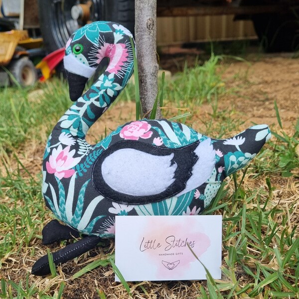 Swan Party, Swan Plush, Swan Sewing Pattern, Black Swan, Nursery Decor ...