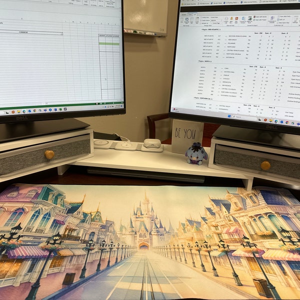 MTG Playmat 24x14 Inch the Round Table Optional Zoning TCG Play Mat ...