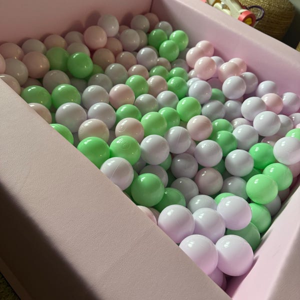 Soft Play Ball Pit, Large White Ball Pit, Soft Play Equipment, Gift for ...