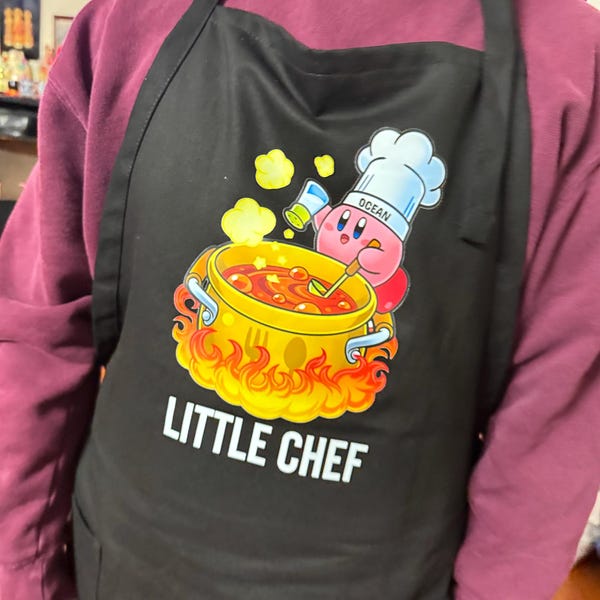 Customized Apron, Chef Printed Apron, Printed Kitchen Apron for Women ...