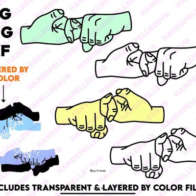 American Sign Language Asl Complete Alphabet & Numbers 0-10 PNG SVG DXF ...