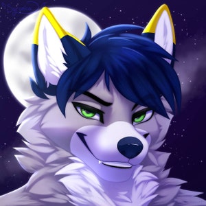 Fursona Coloring Page Pfp Icon Base Furry Digital Download DIY YCH .PSD ...