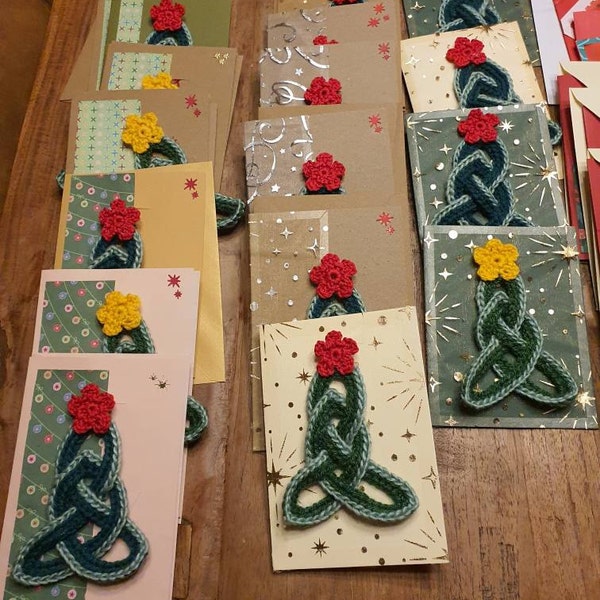 Celtic Garland, Christmas Garland, Crochet Garland, Crochet Christmas ...