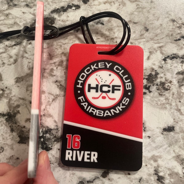 Customized Sport Bag Tag for Teams - Single Sided or Double Sided - 4 ...