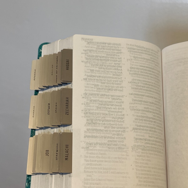 Gray Color Shift Bible Tabs: Laminated, Self Adhesive - Etsy
