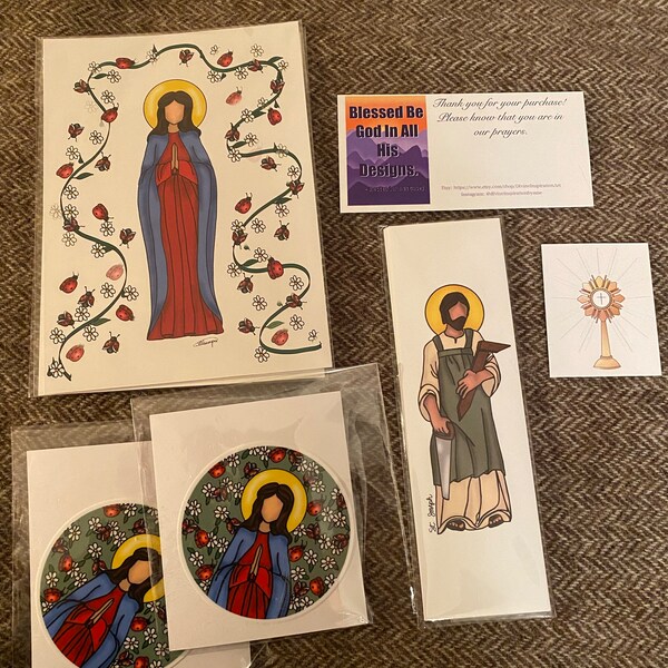 Catholic Paint Kits | Catholic Paint Canvas | Catholic Gift | Baptism ...