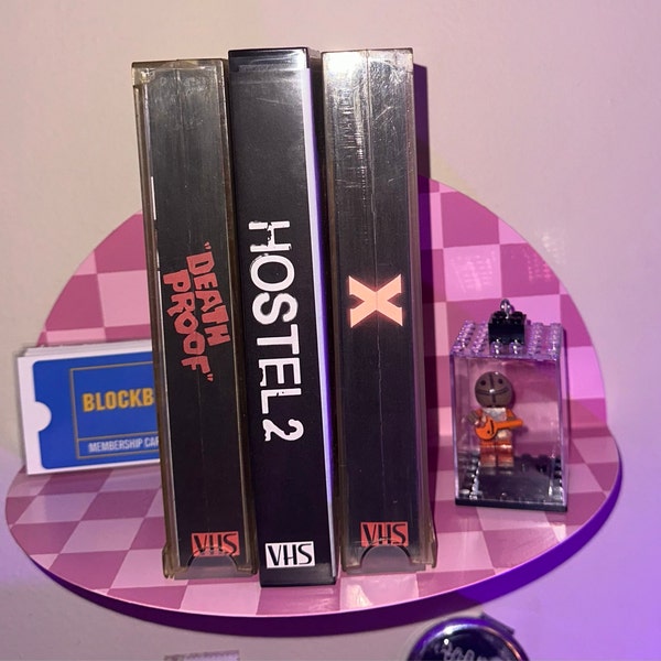 Customizable Orange Horror VHS TAPE Lamp Matching Case. You Can Pick ...