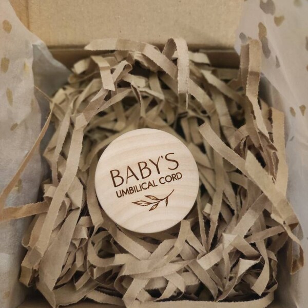 Personalized Umbilical Cord Box, Mini Cassette With Name, Natural Gift ...