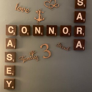 Blessed Wall Script Decor Word Religious Decor Cutout, Blessed Word Art ...