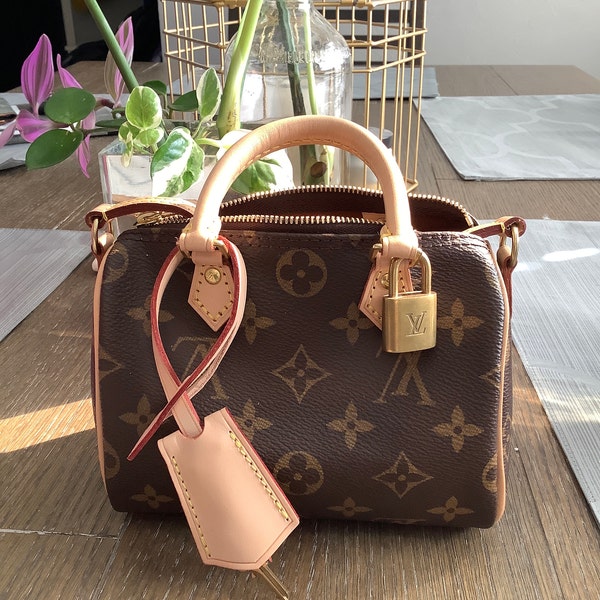 Vachetta Leather and Brown - Key Bell Clochette - Hot Stamp Available ...