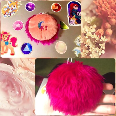 Monster High School Skull Skullette Inspired Plush Keychain Charm. - Etsy