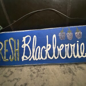 Berry Patch Signcustom Wood Sign Outdoorcustom Wood - Etsy
