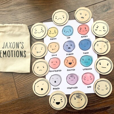 12 Colour Emotion Flashcards, Feelings, Feelings Card, Kids Mental ...