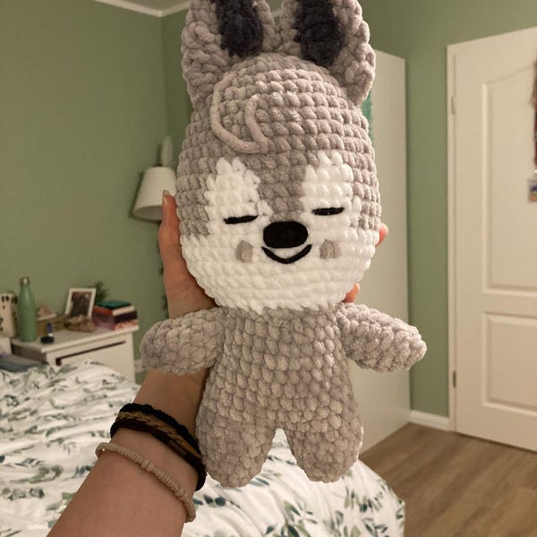 Baby Wolf Chan SKZOO Amigurumi Crochet Pattern PDF - Etsy UK
