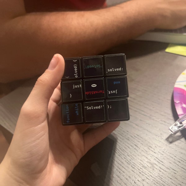 Programmer Puzzle Cube – Coding 3x3 Geeky Decorative Puzzle, Gift for ...