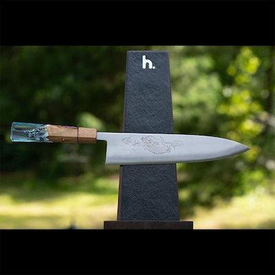 Japanese Wa Handle Octagonal Knife Handle Model: Ice Age - Etsy