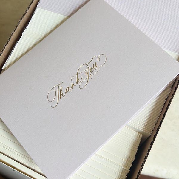 Blank Note Cards and Envelopes, Luxury Stationery Set of Blank A2 ...