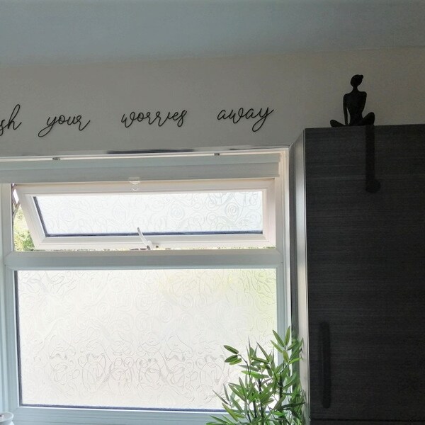 Custom Wire Words - Personalised Word Phrase - Wire Art Sign - Modern ...