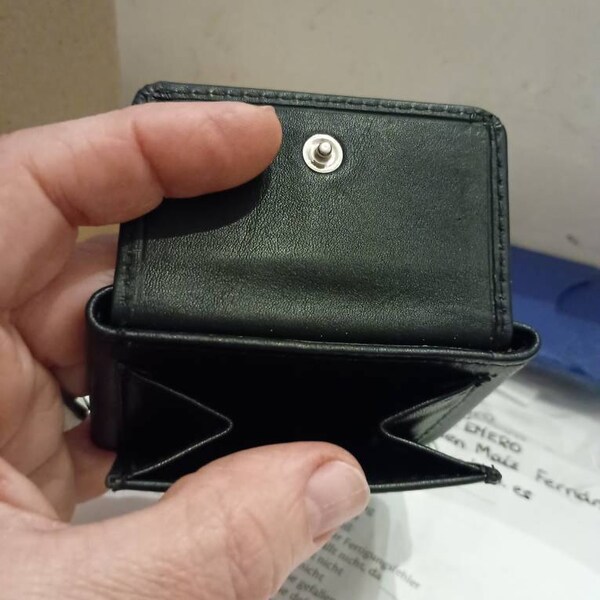 Professional Waiter’s Wallet / Waiter’s Purse, Oiled Real Leather, in ...