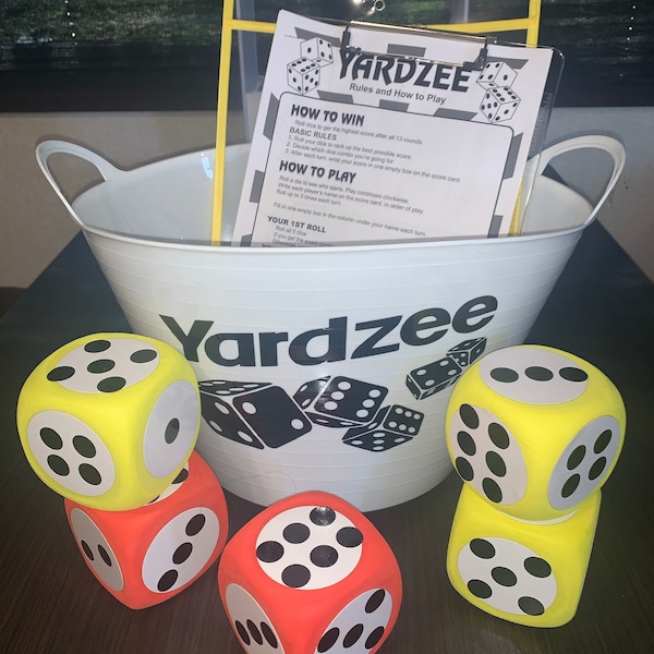 Yardzee (yahtzee) and Yarkle (farkle) - Digital Score Card, Score Sheet ...