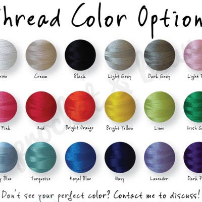 CUSTOM Tshirt Fabric Color Chart Graphic for Your Etsy Shop - Etsy