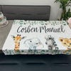 Customized Under the Sea Baby Boy Fish Swaddle Blanket Gift Idea, Ocean ...