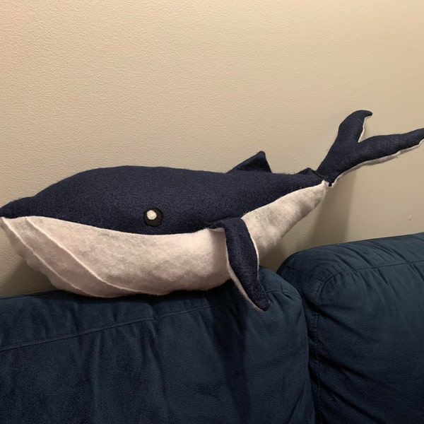 Denim Whale Instant Digital Printable Sewing Pattern With Step by Step ...