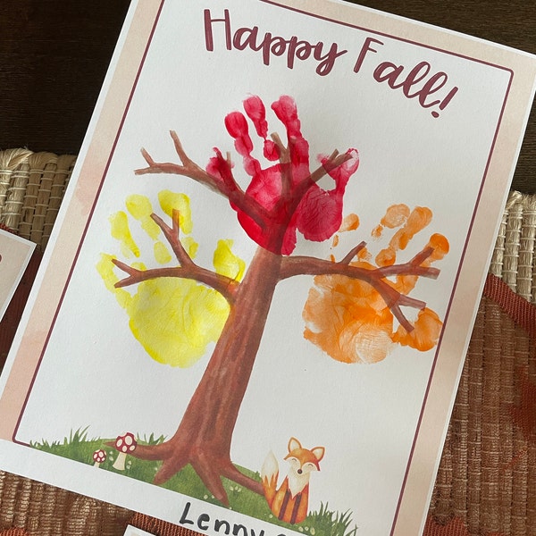 Preschool Printable Activity for Fall, Art Prints, Toddler Painting ...