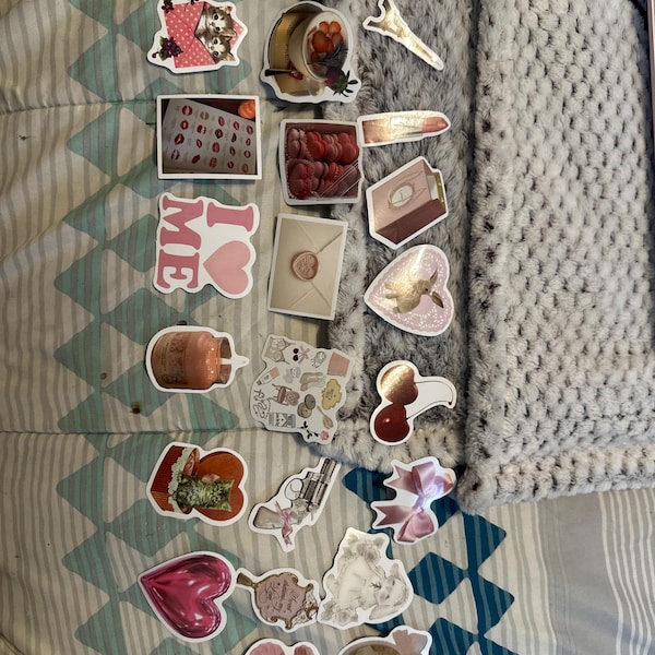 10-40 Pink Pastel Girly Witch Aesthetic Stickers, Phone, Kindle, Junk ...