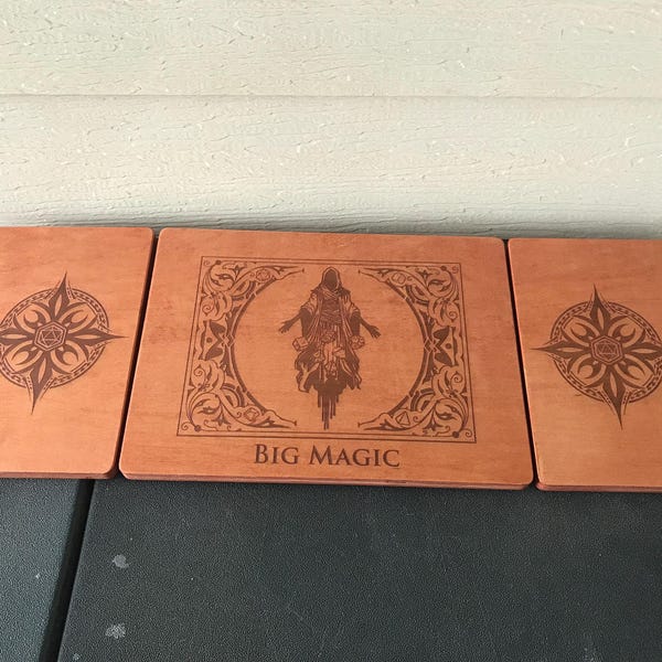 Personalized Engraved Wood Dungeon Master Screen, Custom D&D DM Screen ...