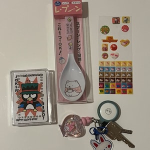 Japan Kawaii Cartoon Character Name Tag Charm - Etsy