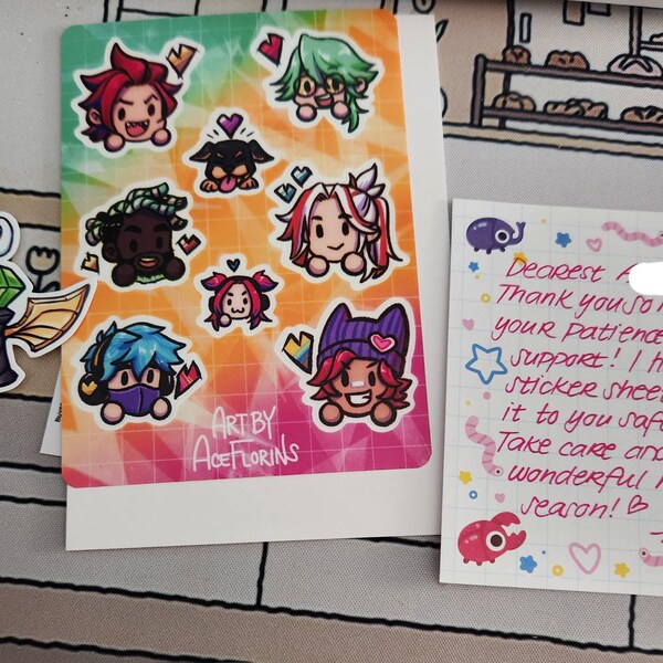 Chibi Heartsteel Stickers - Etsy