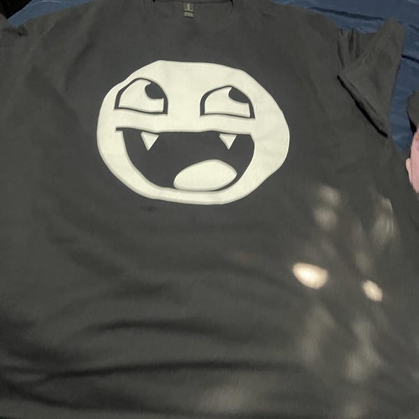 Epic Face Vampire T-shirt, Y2K Streetwear, Emo Shirt, Goth Shirt, Scene ...