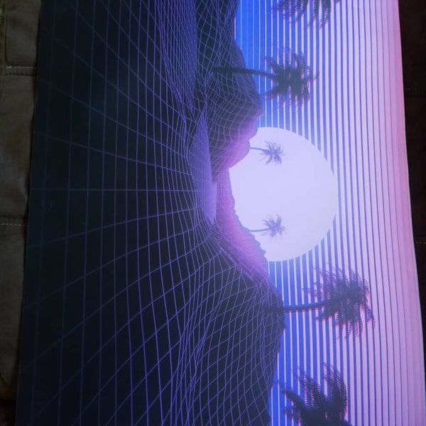 Synthwave Retro Poster - Etsy