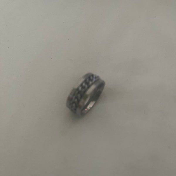 Fidget Ring Moon Stars Sun Anxiety Ring Spinner Silver Gold Spinner ...