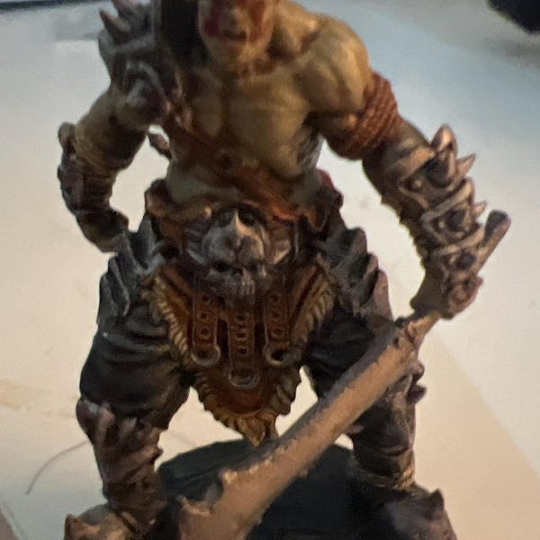 Orc Orog / Half-orc Fighter Barbarian DND Resin 28mm Scale Dungeons ...