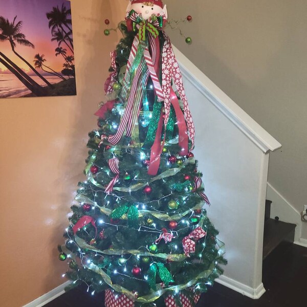 BEST SELLER Elf Head Tree Topper, Christmas Tree Toppergreat Gift - Etsy