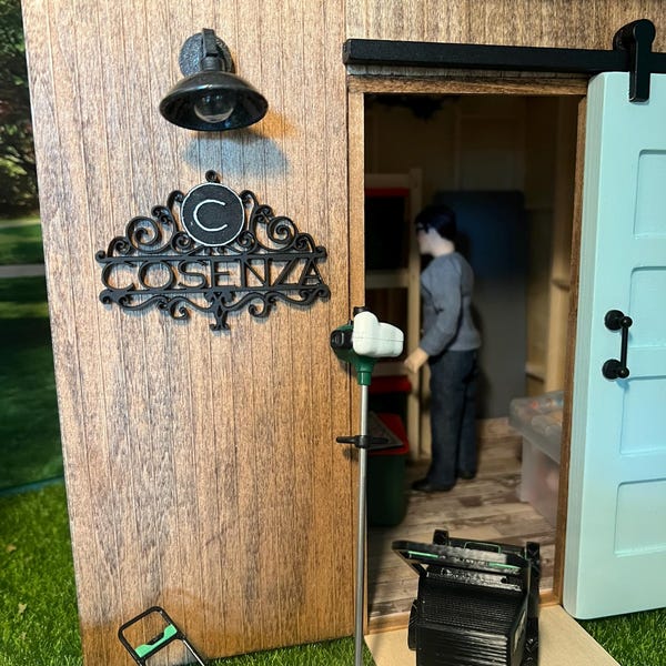 Miniature Wall Post Box , 1 Inch Scale Minis , Classic Post Box ...