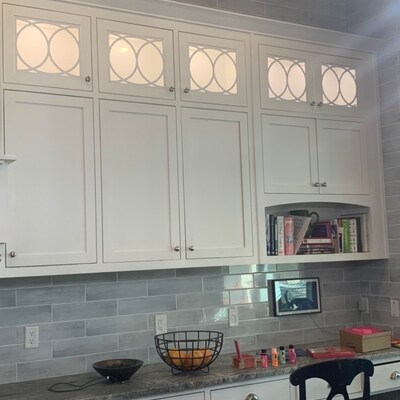 CUSTOM MULLION INSERTS Kitchen Cabinet Doors up to 16w X 32h Glass or ...