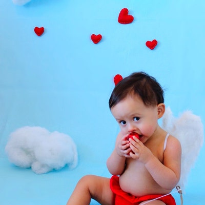 SALE Heart Shaped Angel Wings Baby Toddler Child Adult Costume Wedding ...
