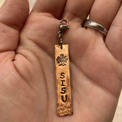 SISU Finnish Heritage Grit Tenacity Perseverance Hand Stamped Necklace ...