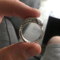 Love Hug Ring, Hug Hand Ring, Adjustable Hug Ring, 925 Sterling Silver ...