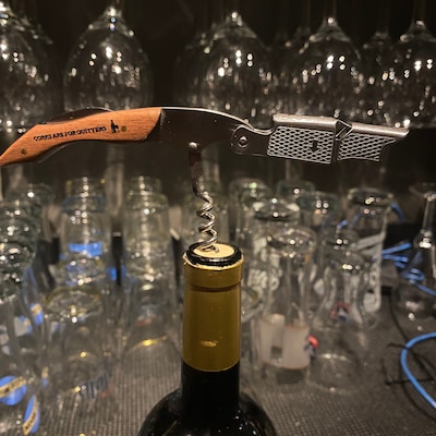 Custom Engraved Wood Wine Key, Wine Opener, Corkscrew, Personalized ...