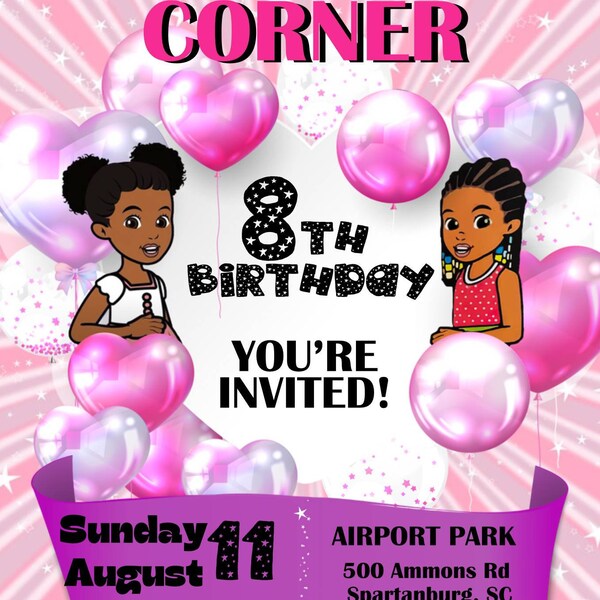 Editable Invitation | Printable Girl Birthday Invite, Mini Force Super ...