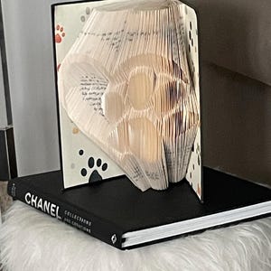Custom Folded Book Art With Your Name - Etsy
