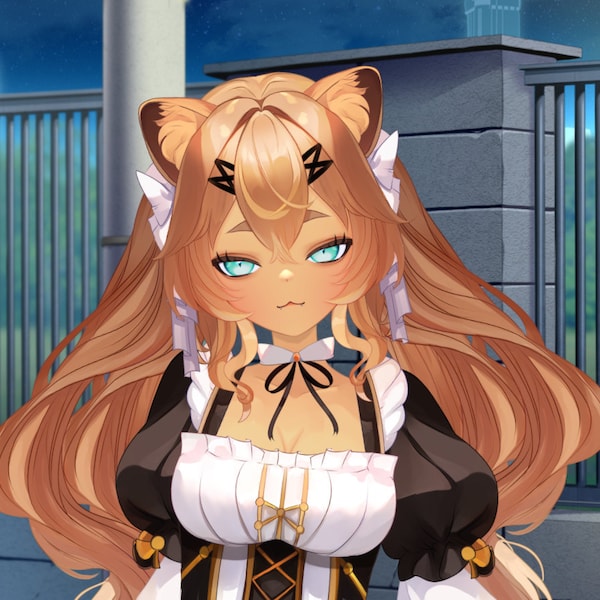 Modèle Live2d Vtuber pour usage commercial ! Lion le zodiaque Vtuber ...